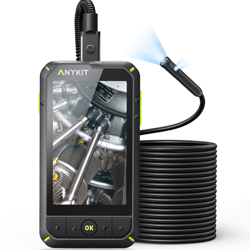 Dual Lens Borescope Inspection Camera, Anykit 7.9mm Endoscope Camera w
